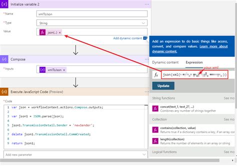 how to update the xml node value and remove the xml node based on the