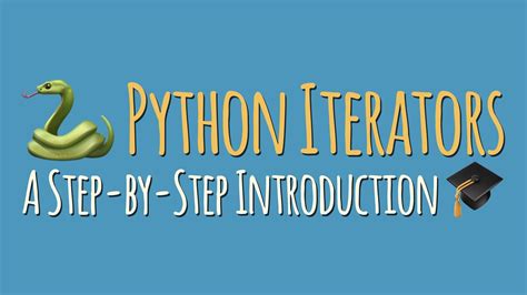 understanding iterators is a milestone for any serious pythonista with