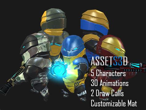 five future soldiers v1 0 game assets for unity and