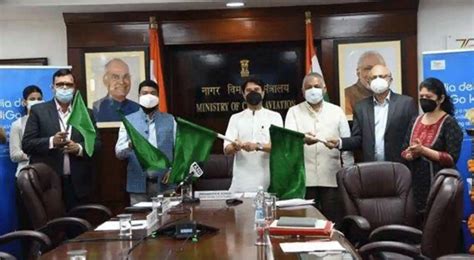Shri Jyotiraditya M Scindia Inaugurates First Direct Flight On Bhopal