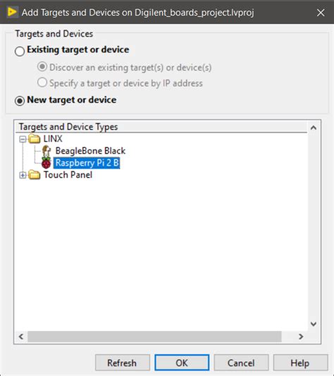 using i o on digilent boards with labview linx toolkit digilent reference