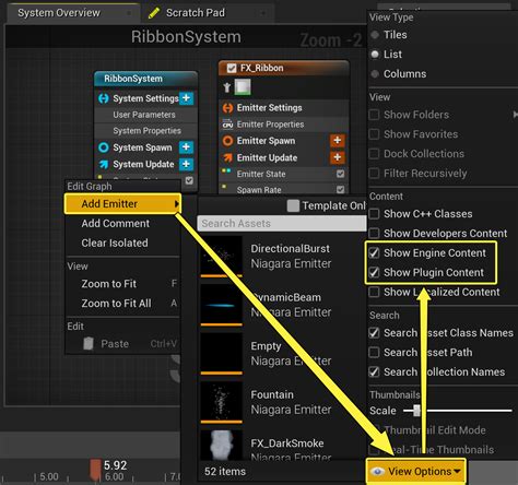 create a ribbon effect in niagara unreal engine 4 27 documentation