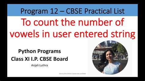 python program to count number of vowels in a user