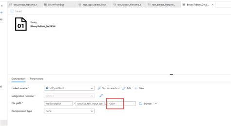 delete specific file types from azure blob storage in