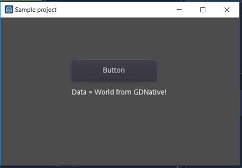 gdnative c example — godot engine latest documentation