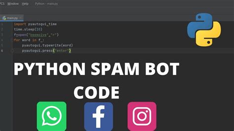 how to create a python spam bot very simple and easy youtube