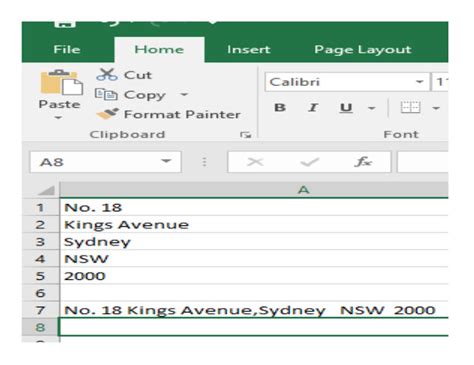 windows and office excel text functions i concatenating text strings