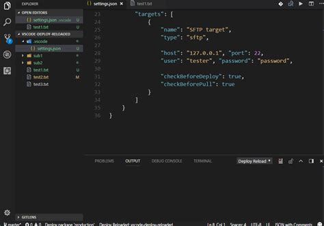 description programming languages similar projects of vscode deploy