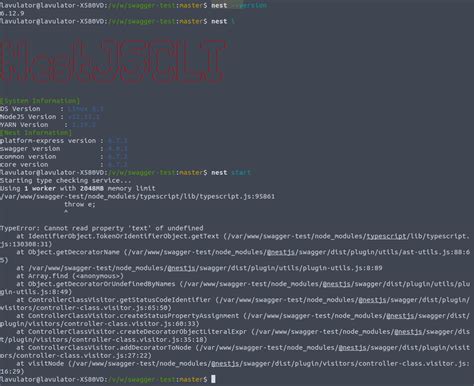 new swagger plugin errors with nest monorepo issue nestjs hot sex picture