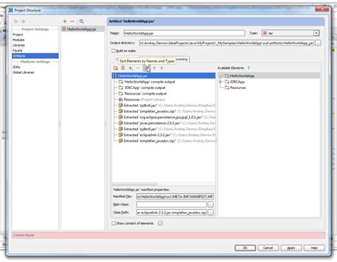 no main manifest attribute when creating kotlin jar using intellij
