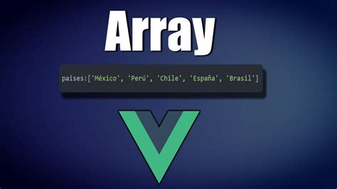 ¿cómo recorrer un array con vue js youtube
