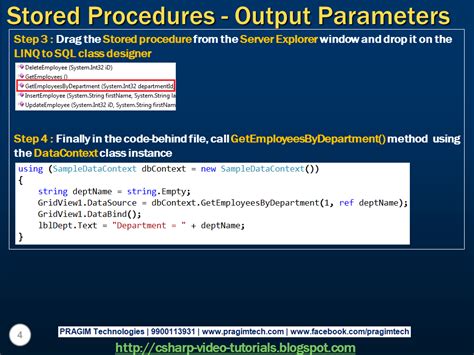 sql server and c video tutorial part 6 stored