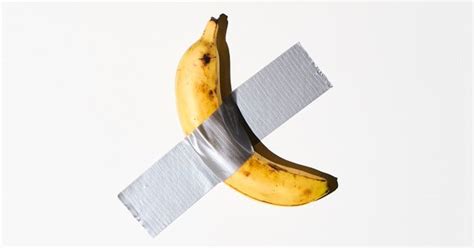 A Duct Taped Banana Sold For 120000 Man Eats The Art
