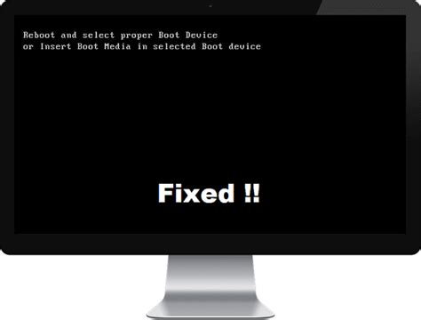 solved reboot and select proper boot device error [methods]