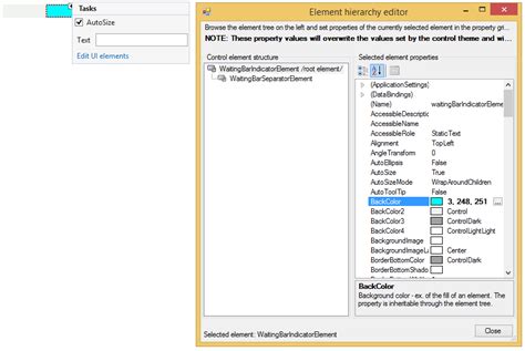 customizing radwaitingbar radwaitingbar telerik ui for winforms