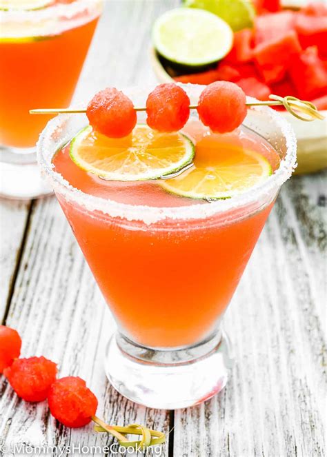 Watermelon Summer Splash Cocktail Mommys Home Cooking