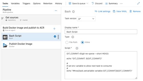 use docker image in azure pipeline about dock photos