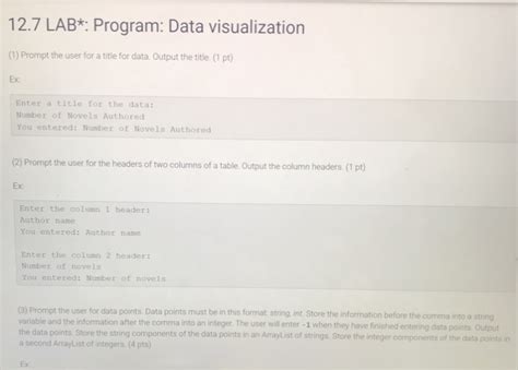 solved 12 7 lab program data visualization 1 prompt the
