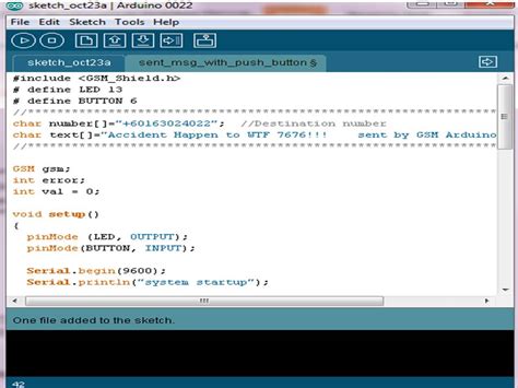 gsm accident notification system system programming for gsm accident