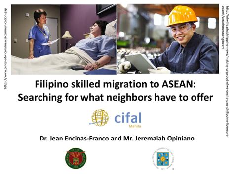 [ppt] Filipino Skilled Migration To Asean Searching For What
