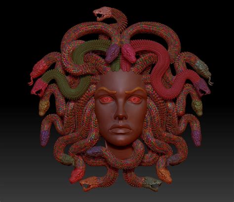 Medusa 3d Model 3d Printable Cgtrader
