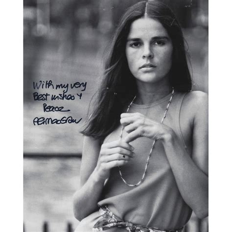 Ali Macgraw Autograph