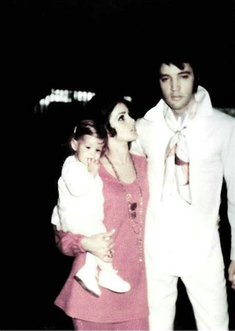Priscilla Elvis And Lisa Marie Presley On Easter April 6 1969