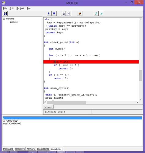 programming and debugging mcus using c