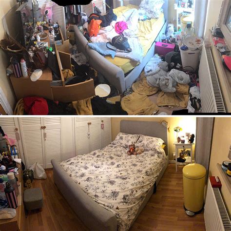 28 Before And After Bedroom Photos Of People Who Suffer From Depression