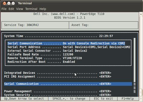 linux serial port communication fibertree