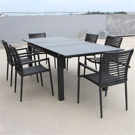 Outdoor Restaurant Furniture Garden Tables And Chairs Set Luxury Modern