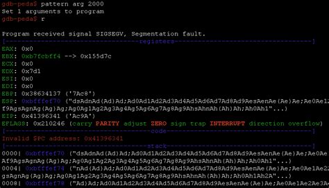 peda python exploit development assistance for gdb hacking land