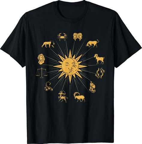 Sun And Moon All Zodiac Signs T Shirt