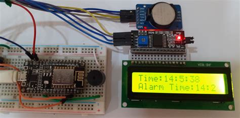 iot alarm clock using nodemcu based captive portal