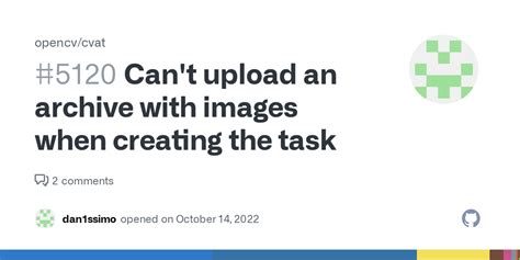 can t upload an archive with images when creating the task · issue