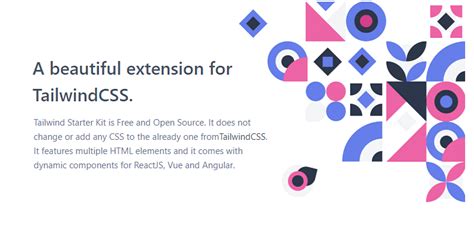 tailwind css started kit extension bypeople