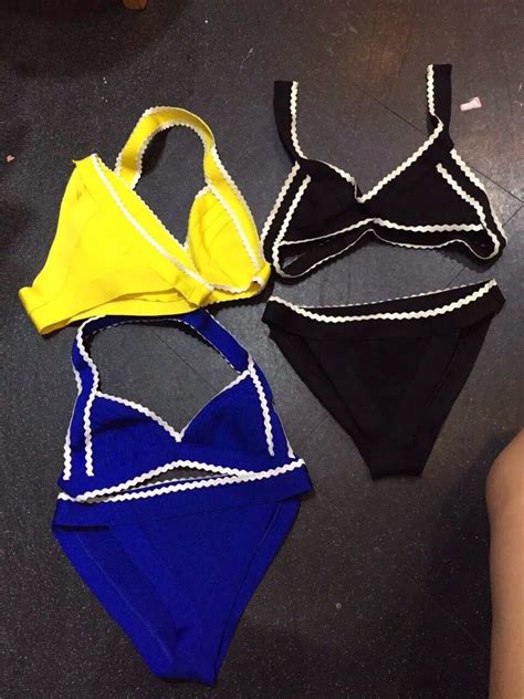 New Sexy Lady Womens Swimsuit Bandage Strap Triangle Bikinis Two Piece