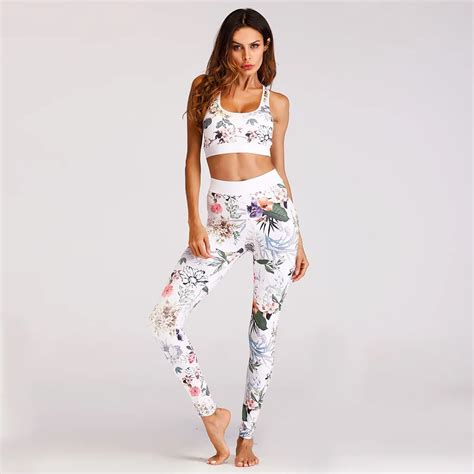 Nclagen 2018 New Women Sexy Gyms Yoging Tracksuit Slim Fit Crop Tank