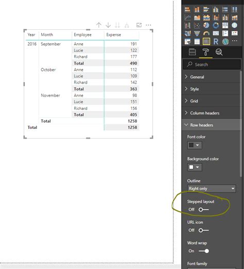 how to get a pivot table in power bi