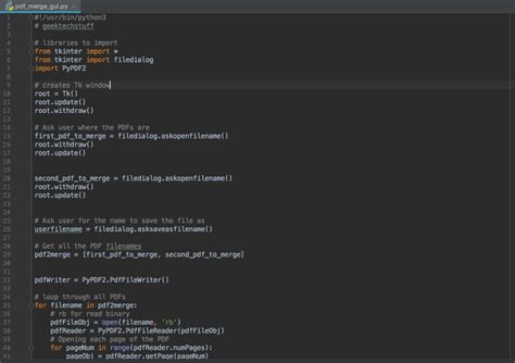pdf merge with gui python geek tech stuff