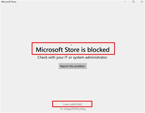fix error code 0x800704ec microsoft store is blocked in windows 10