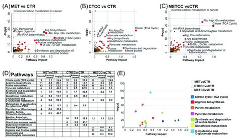 Integration Of Metabolomics And Proteomics Analysis A Metabolic And