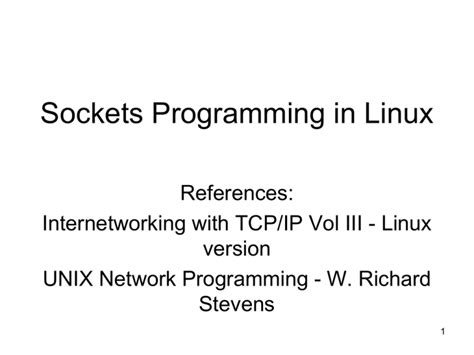 linux sockets