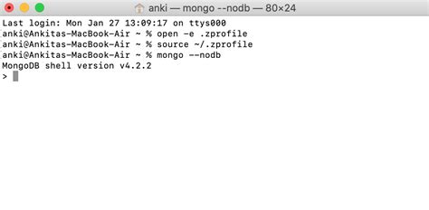 how to install mongodb on macos geeksforgeeks