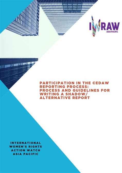 Participation In The Cedaw Reporting Process Process And Guidelines