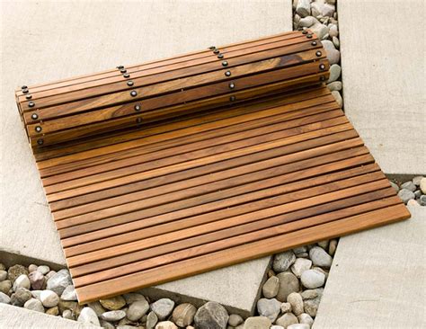 Wooden Shower Mat