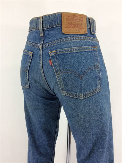 Sz 29 Vintage Levis 505 Womens Jeans W29 L29 High Waisted Etsy