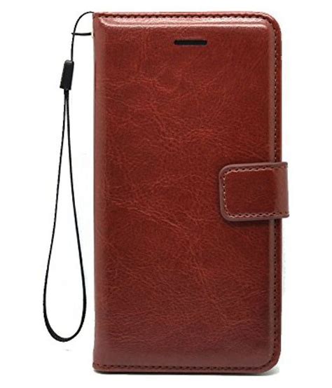 Oppo F9 Pro Flip Cover By Clickaway Brown Vintage Flip Cover Flip