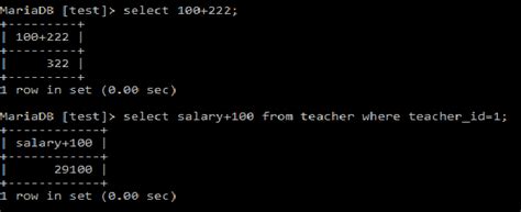 sql operators