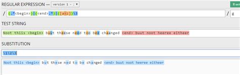 regex in perl how can i substitute only after and before certain